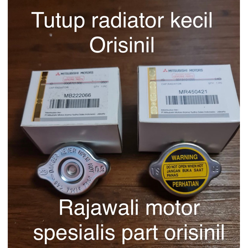 Jual tutup radiator MB222066/MR450421 kepala kecil kuda bensin canter ...