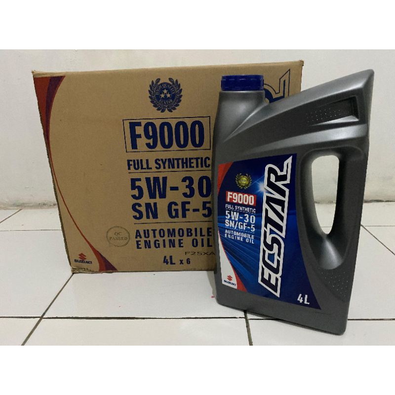 Jual F9000 ECSTAR SAE 5w30 SN/GF-5 Full Synthetic UK 4L Original ...