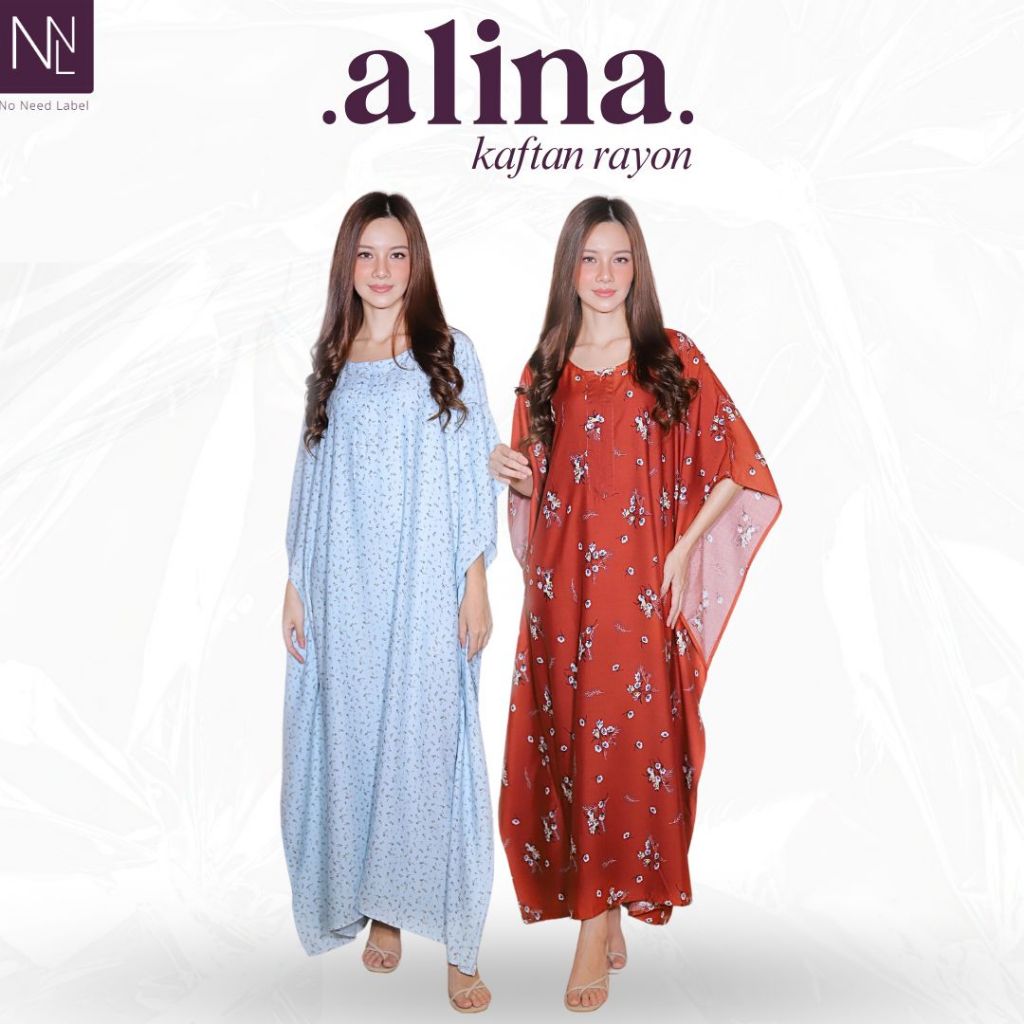 Jual Kaftan Daster Rayon Big Size Alina by NONEED_LABEL | Shopee Indonesia