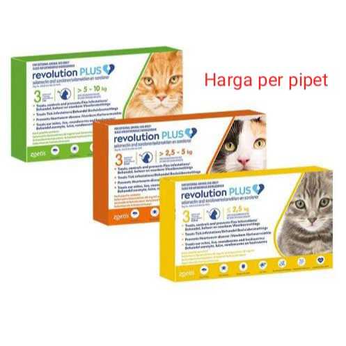 Jual Revolution PLUS obat kutu (UNTUK KUCING SEGALA UKURAN) | Shopee ...