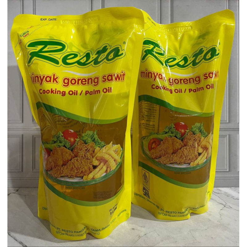 Jual minyak goreng resto kemasan 900 ml | Shopee Indonesia