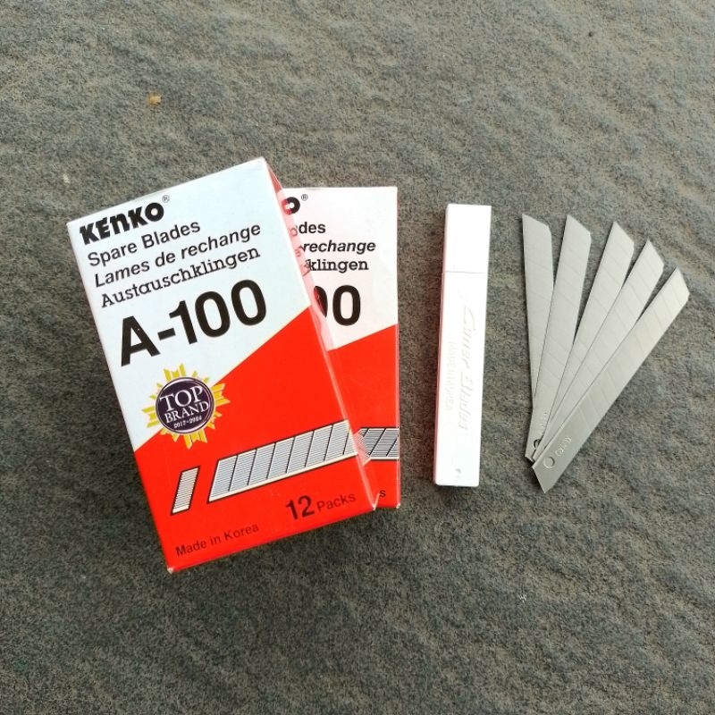 Jual Refill Isi Cutter Kenko A-100 ( 12 Pcs) [ Original ] | Shopee ...