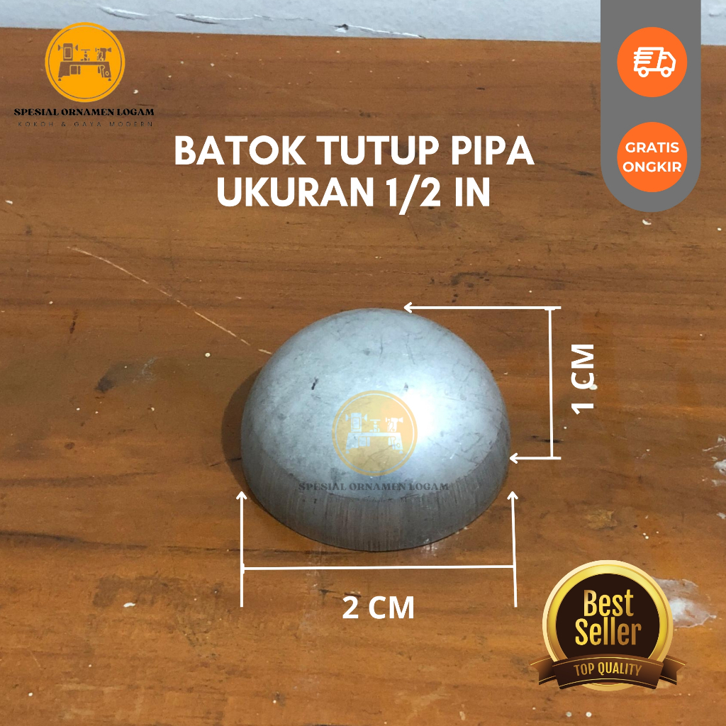 Jual Batok Tutup Pipa Besi Semua Ukuran 1/2 - 3 IN | Shopee Indonesia