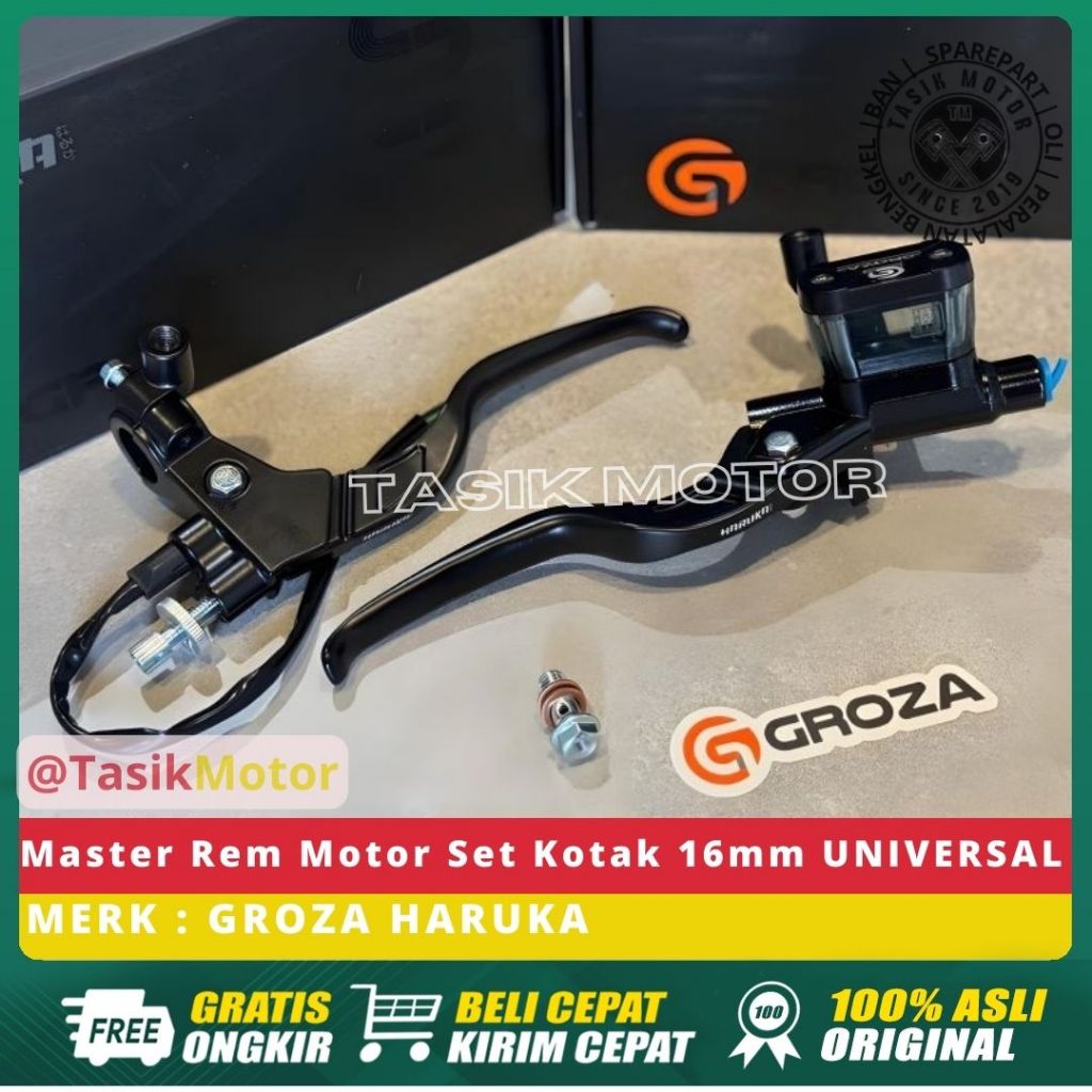 Jual GROZA Master Rem Motor Set Kotak 16mm HARUKA Universal Model RCB ...