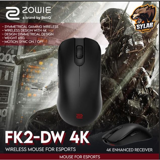 Jual ZOWIE FK2-DW 4K Wireless Mouse for Esports | Shopee Indonesia