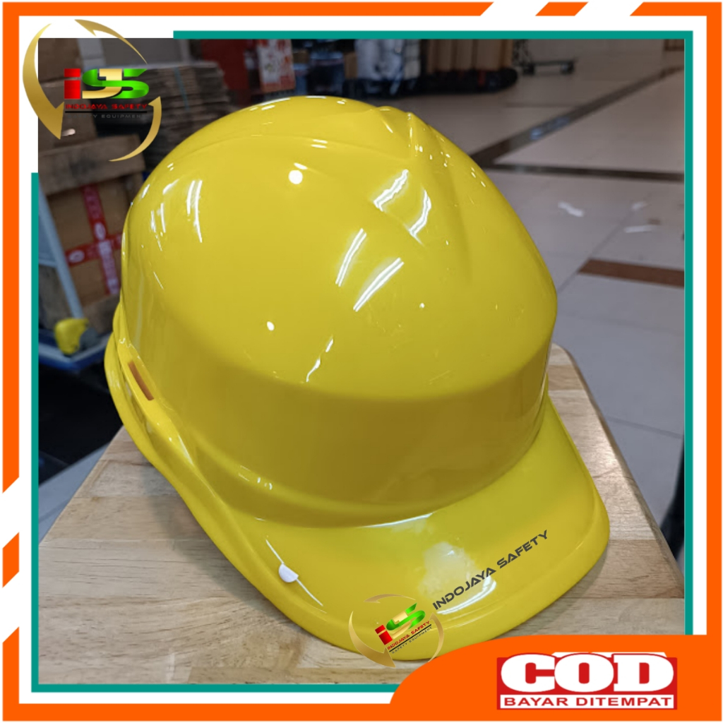 Jual Helm Safety Proyek SNI Merk Arrowhead A1 Kuning Lengkap Inner ...