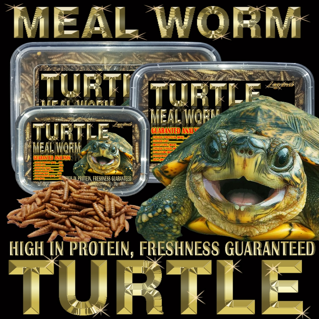 Jual 400GR MAKANAN KURA-KURA AIR TURTLE MEAL WORM PAKAN KURA BRAZIL CST ...