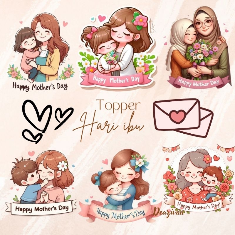Jual Topper Hari Ibu Happy Mother's Day Jumbo | Shopee Indonesia