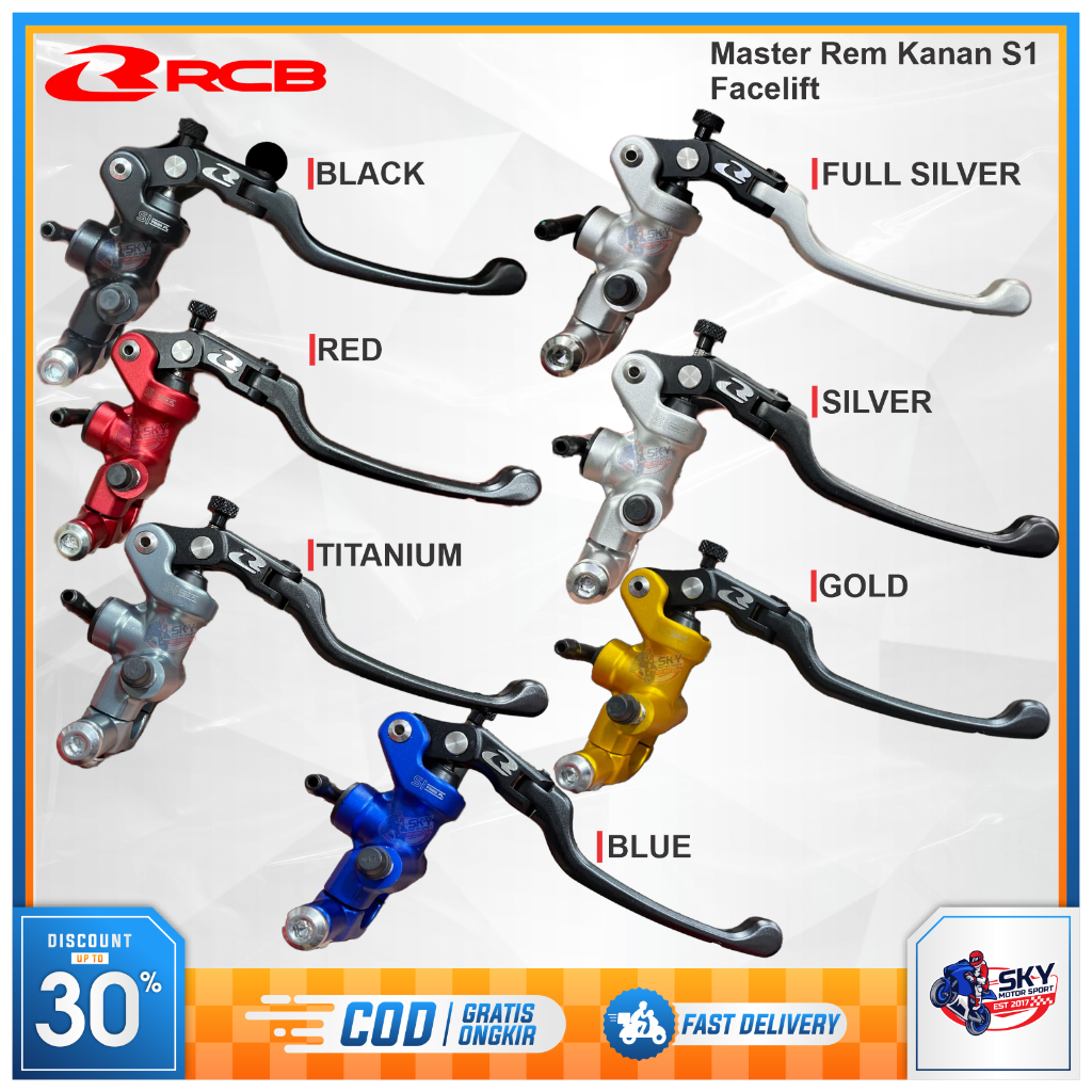 Jual Master Rem S1 Facelift FL RCB 14 mm / 15 mm / 17 mm | Shopee Indonesia