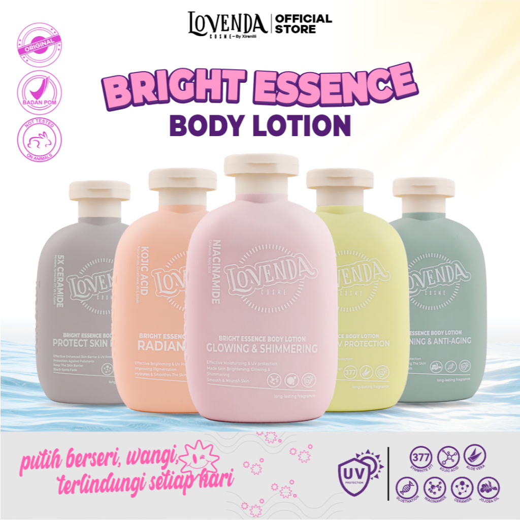Jual Lovenda Bright Essence Body Lotion - Niacinamide | Ceramide ...