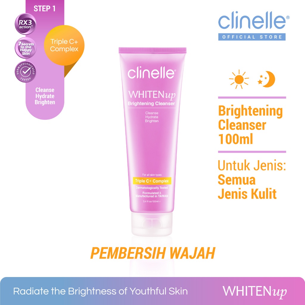 Jual (Best Ramadhan Sale) CLINELLE WhitenUp Brightening Cleanser - Gel ...