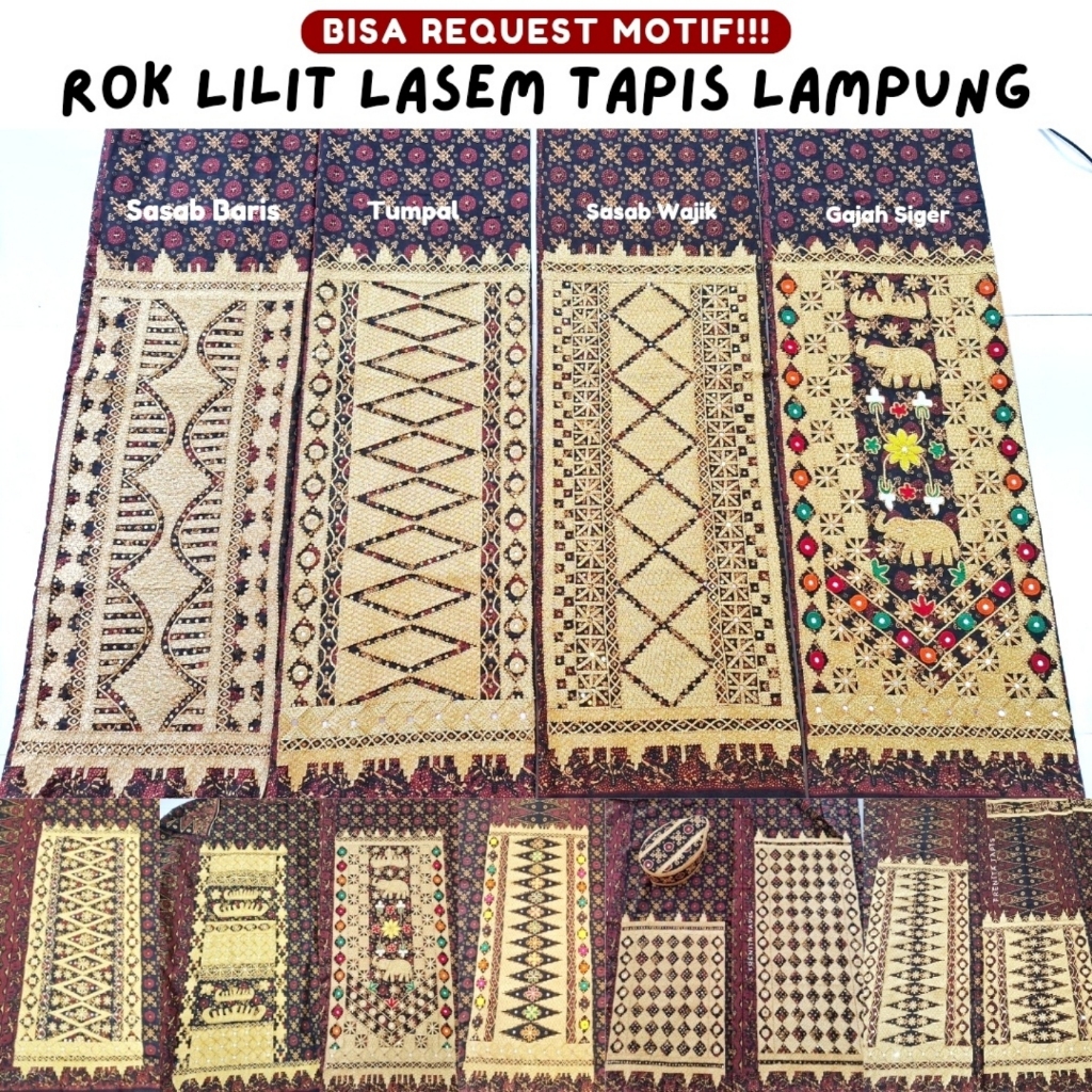 Jual [BISA COD] Kain Tapis Rok lilit tapis kain dasar lasem sulam ...