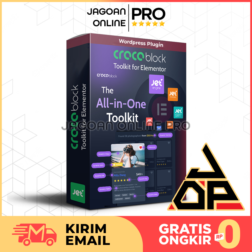 Jual JET CROCOBLOCK PRO Pack WP Plugin - Addons Elementor Premium Aktif ...