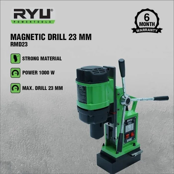 Jual RYU RMD23 MAGNETIC DRILL 23 MMMESIN BOR DUDUK MAGNET 23 MM 1000 ...