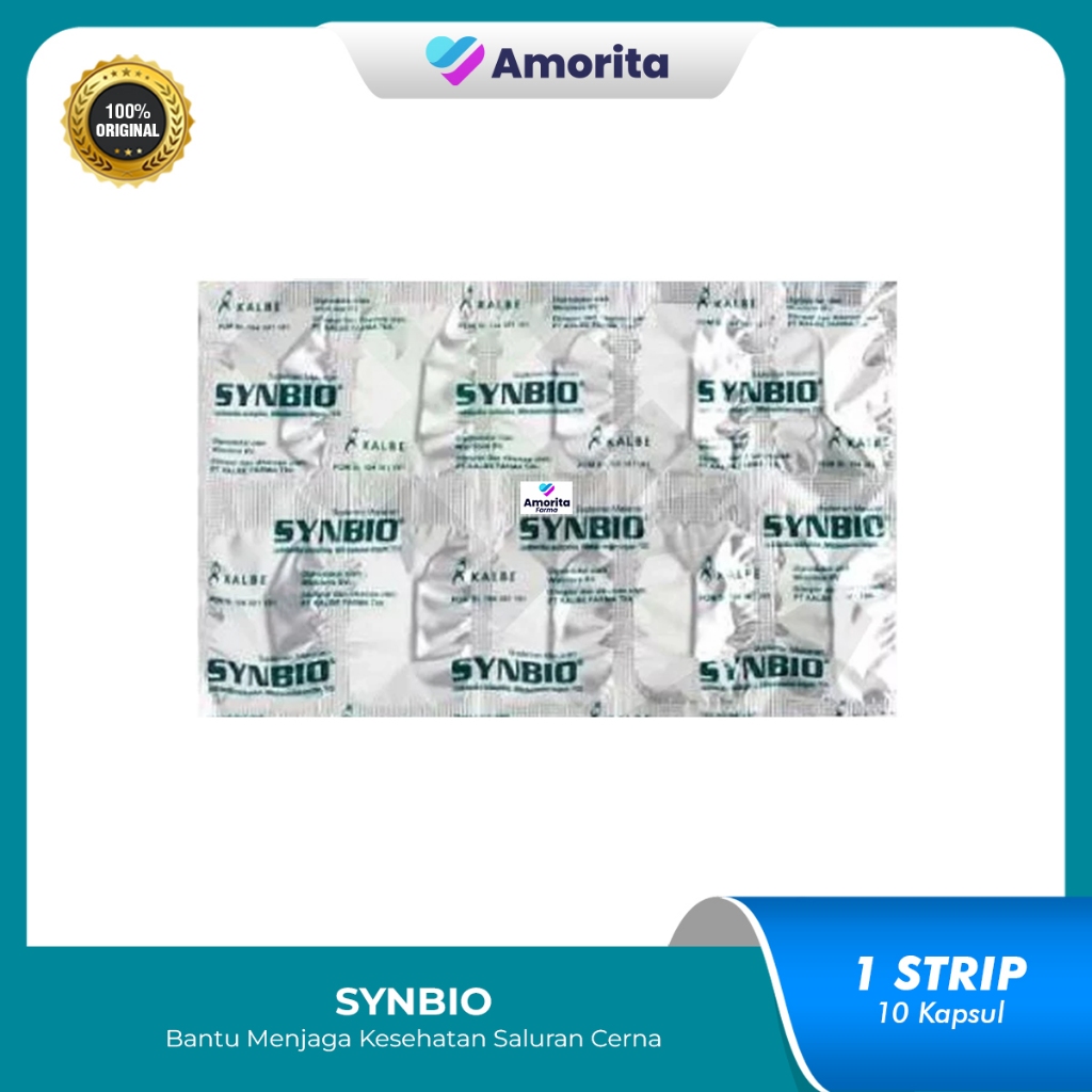 Jual Synbio 1 Strip 10 Kapsul - Suplemen Kesehatan Pencernaan | Shopee ...