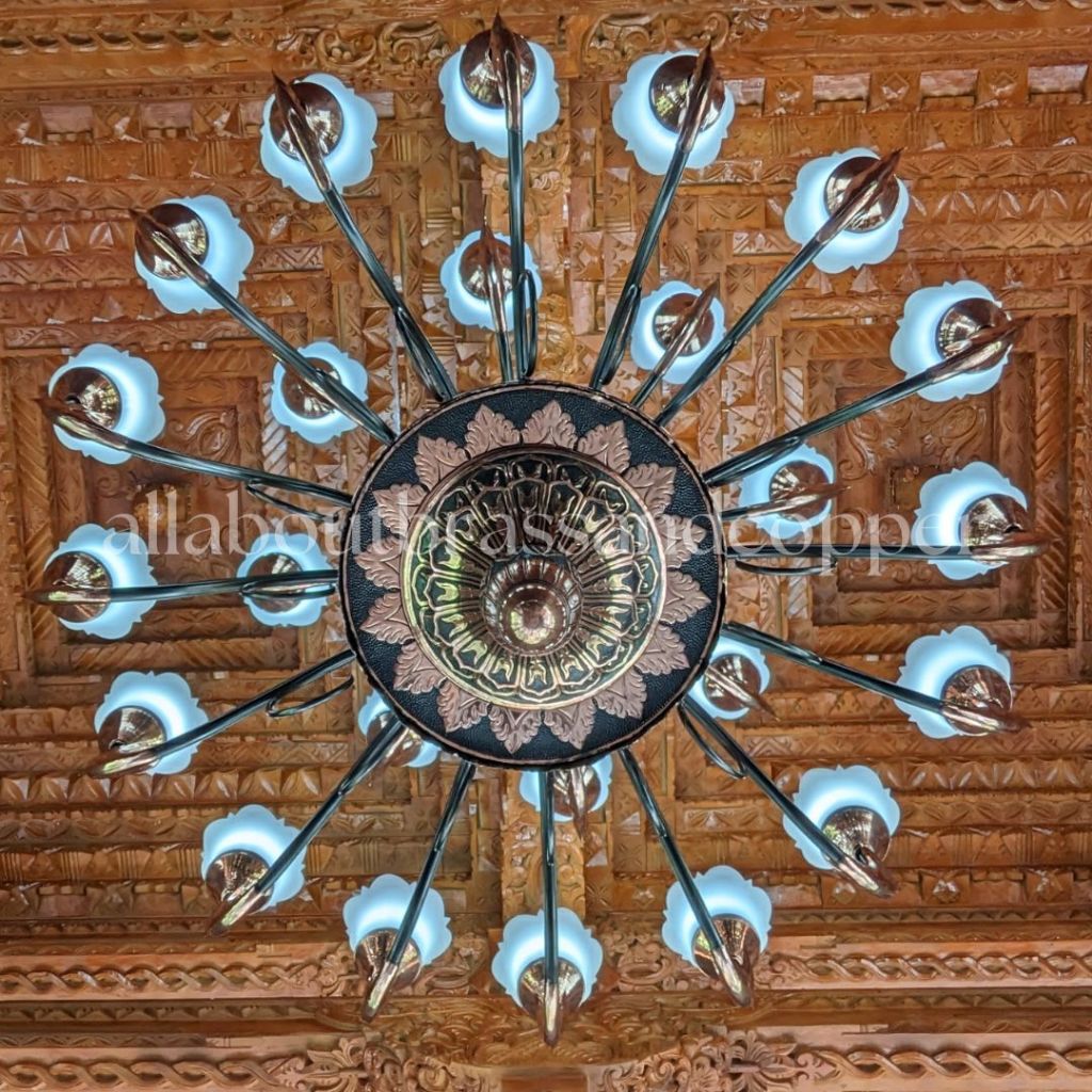 Jual lampu gantung joglo tembaga/lampu gantung jawa klasik/lampu ...