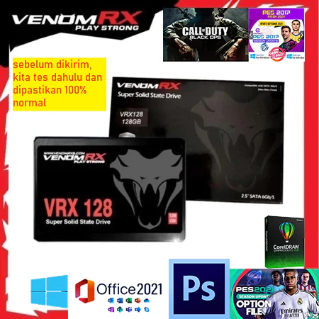 Jual Ssd VenomRX SSD VRX 128GB SATA III | Shopee Indonesia