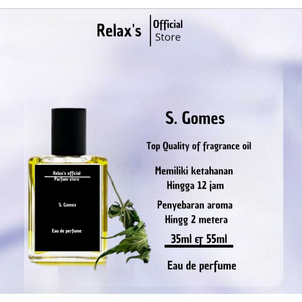 Jual Relax's Parfum S.gomes For Unisex - Parfum Unisex | Shopee Indonesia