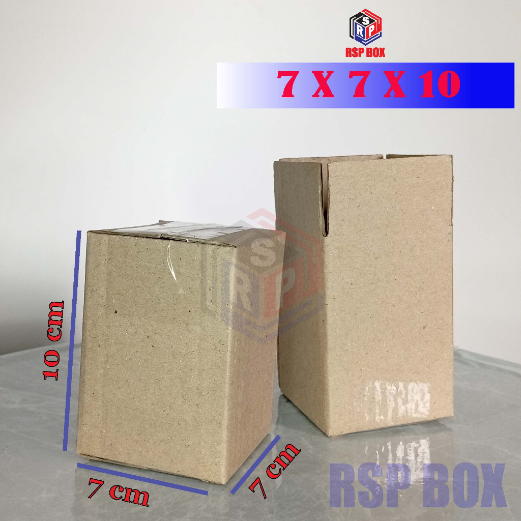 Jual Kardus packing ukuran 7x7x10 cm karton box packaging kemasan murah ...