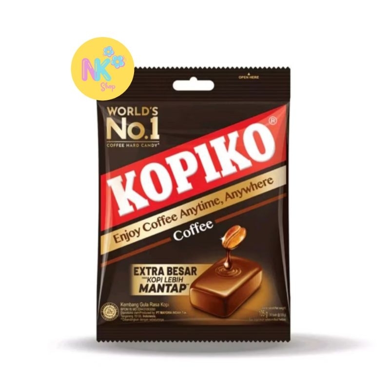 Jual KOPIKO Permen Kopi 175gr - 1 pak isi 50 pcs | Shopee Indonesia