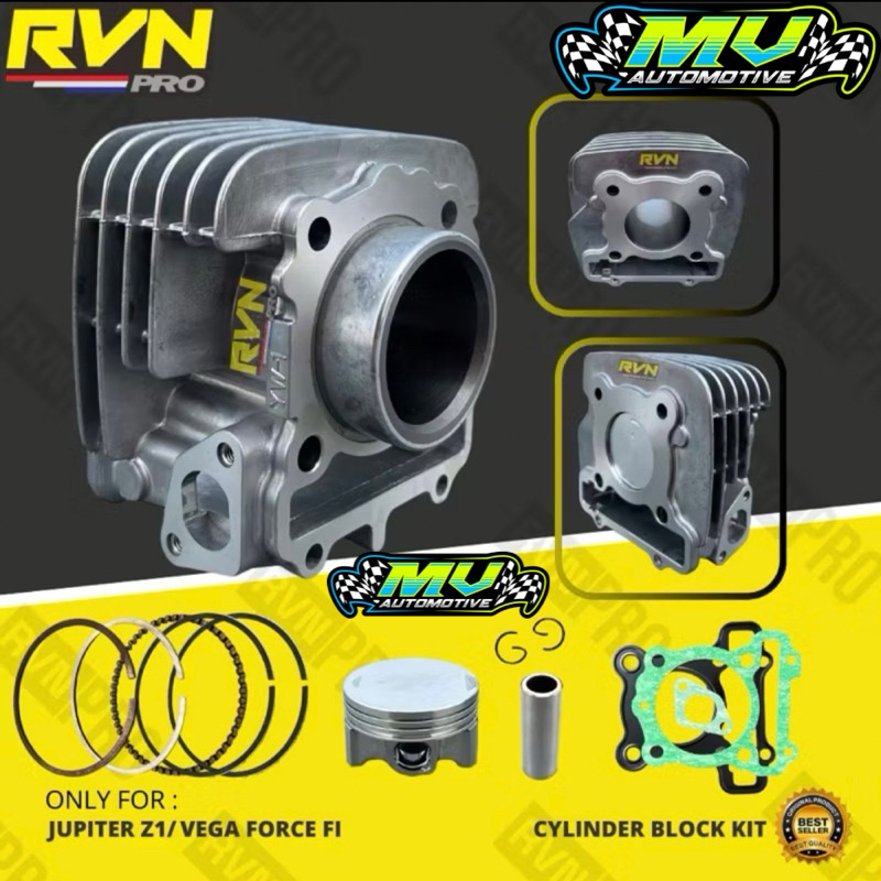 Jual RVN BLOK BLOCK SEHER BORING JUPITER Z1 VEGA FORCE FI INJEKSI STANDAR BORE UP 55 58.5 MM ...