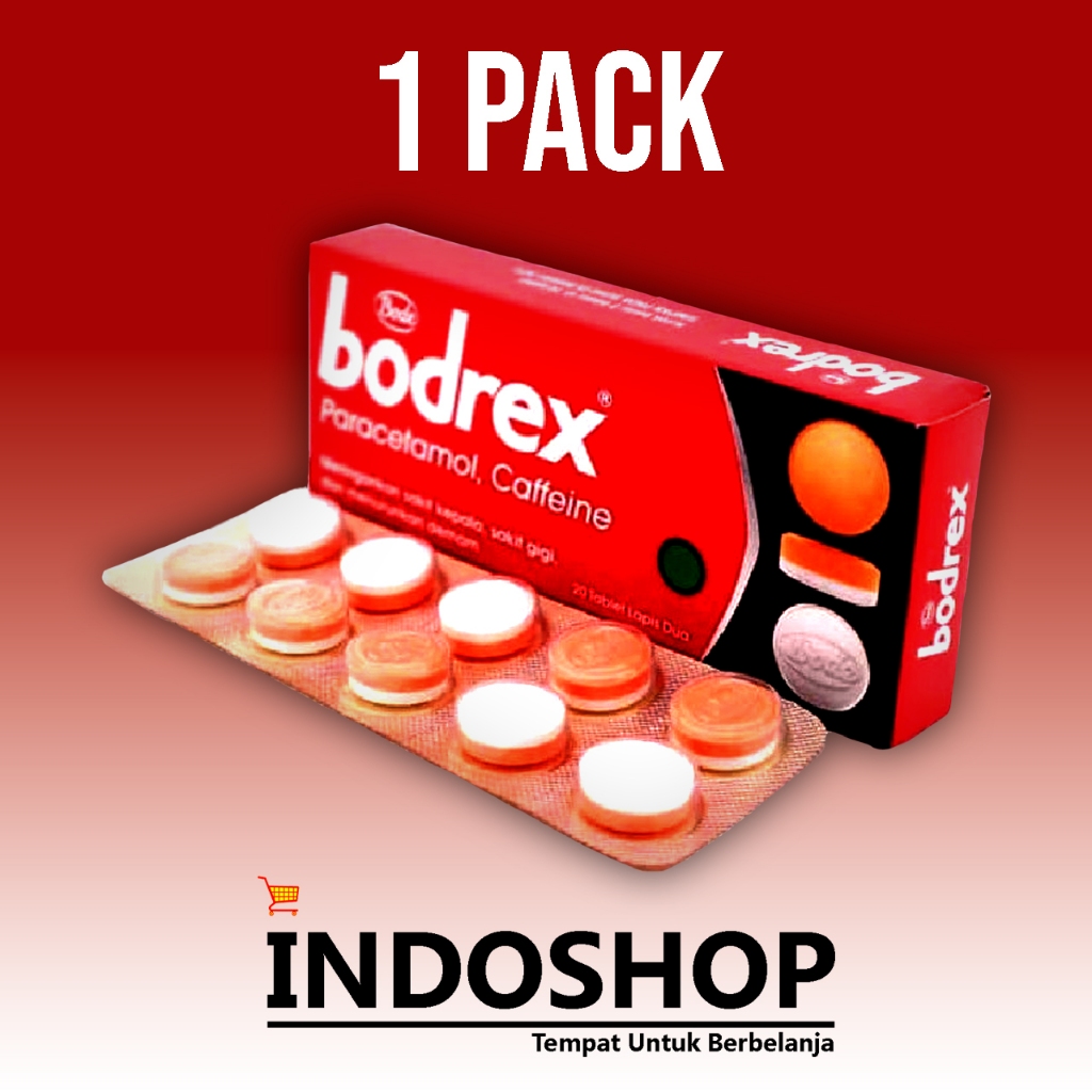 Jual Bodrex 1 Box (2 Blister = 20 Tablet) Obat Sakit Kepala | Shopee ...