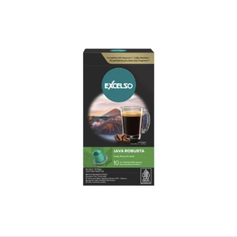 Jual EXCELSO KOPI KAPSUL JAVA ROBUSTA - NESPRESSO COMPATIBLE | Shopee ...