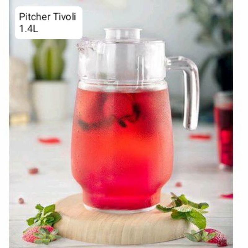 Jual Pitcher Kaca 1.4L MINOWA/ Water Jug Decanter Kaca MINOWA 1621 ...