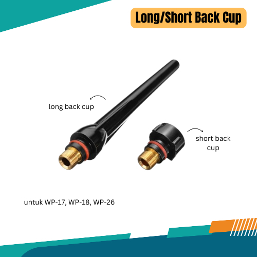 Jual Long Back Cap Up Las Tig Argon WP-17 WP-26 WP-18 | Shopee Indonesia