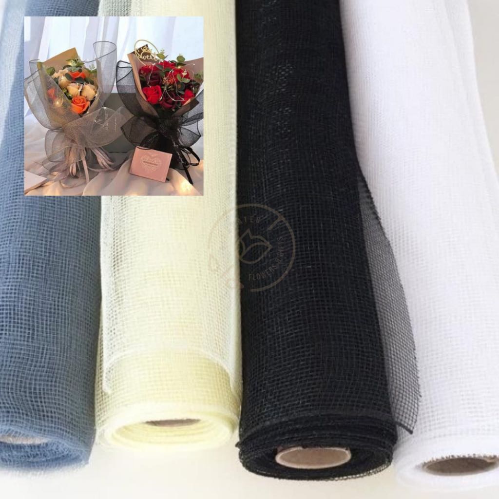 Jual [ 1 ROLL ] Mesh Tile Jaring Polynet Kotak Spidernet Jala Buket ...
