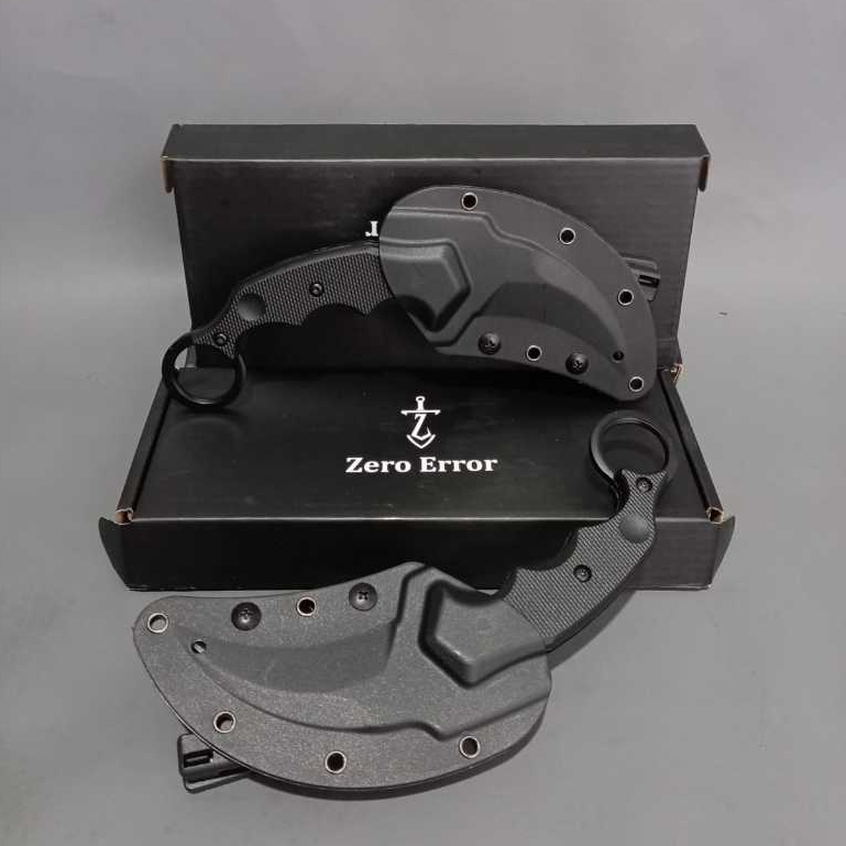 Jual Zerro Error Cerambit Kydex Karambit Survival Kit Hitam | Shopee ...