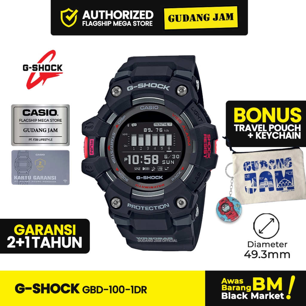 Jual G-shock GBD 100 GBD-100-1DR GBD-100-1D GBD-100 GBD100 GBD 100 ...