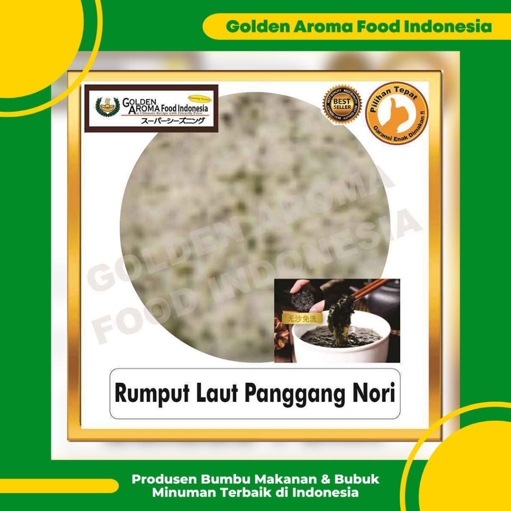 Jual Bumbu Tabur Rumput Laut Panggang Nori 1Kg Bubuk Roasted Seaweed 1 ...