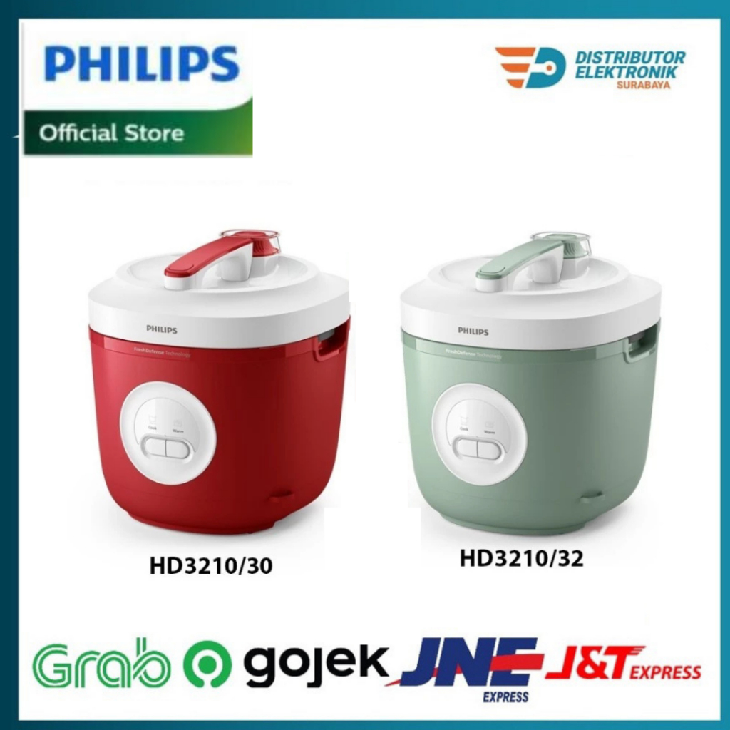 Jual Philips Rice Cooker Magicom 1.8 L - 3000 Basic Series HD3210/30 ...