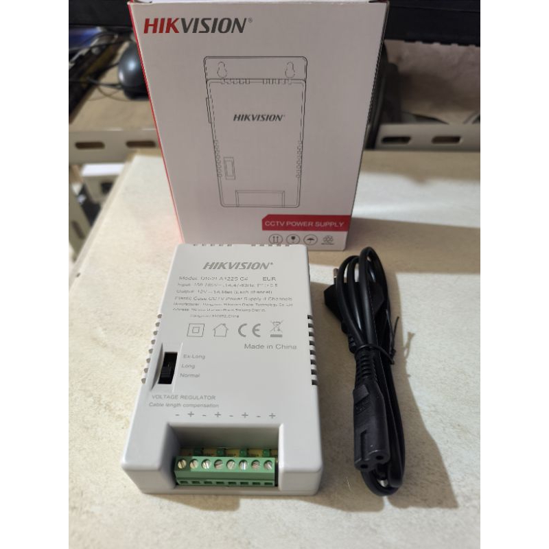 Jual Power Supply CCTV Hikvision 4 Channel DS-2FA1225-C4 | Shopee Indonesia