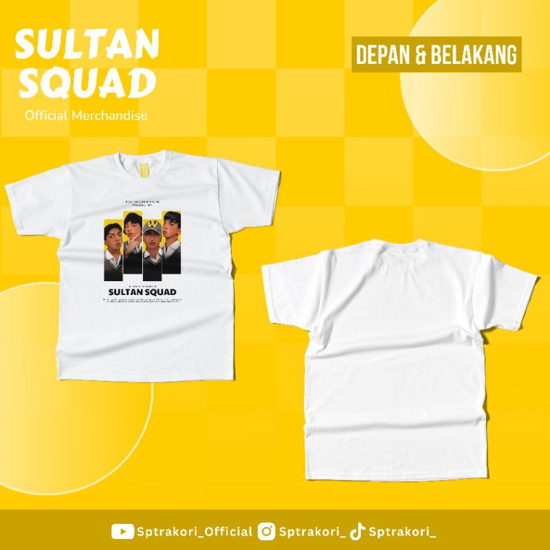 Jual [KOR020] T-SHIRT ANIMASI SULTAN SQUAD (isi TTD) [LIMITED STOK ...