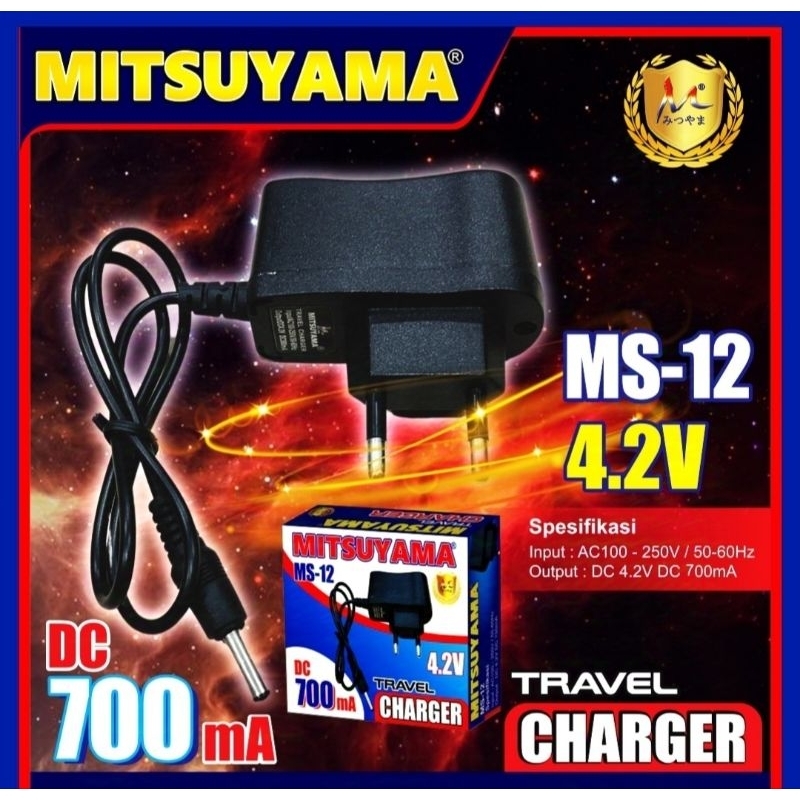 Jual Adaptor charger MITSUYAMA MS 11 JACK 8/MS 12 JACK KECIL | Shopee ...