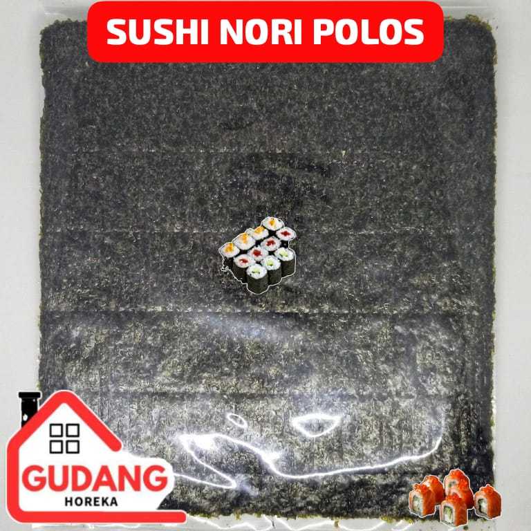 Jual SUSHI NORI NICO NICO 50 Sheet POLOS GELAP / SUSHI NORI / YAKINORI / NORI HALAL | Shopee ...