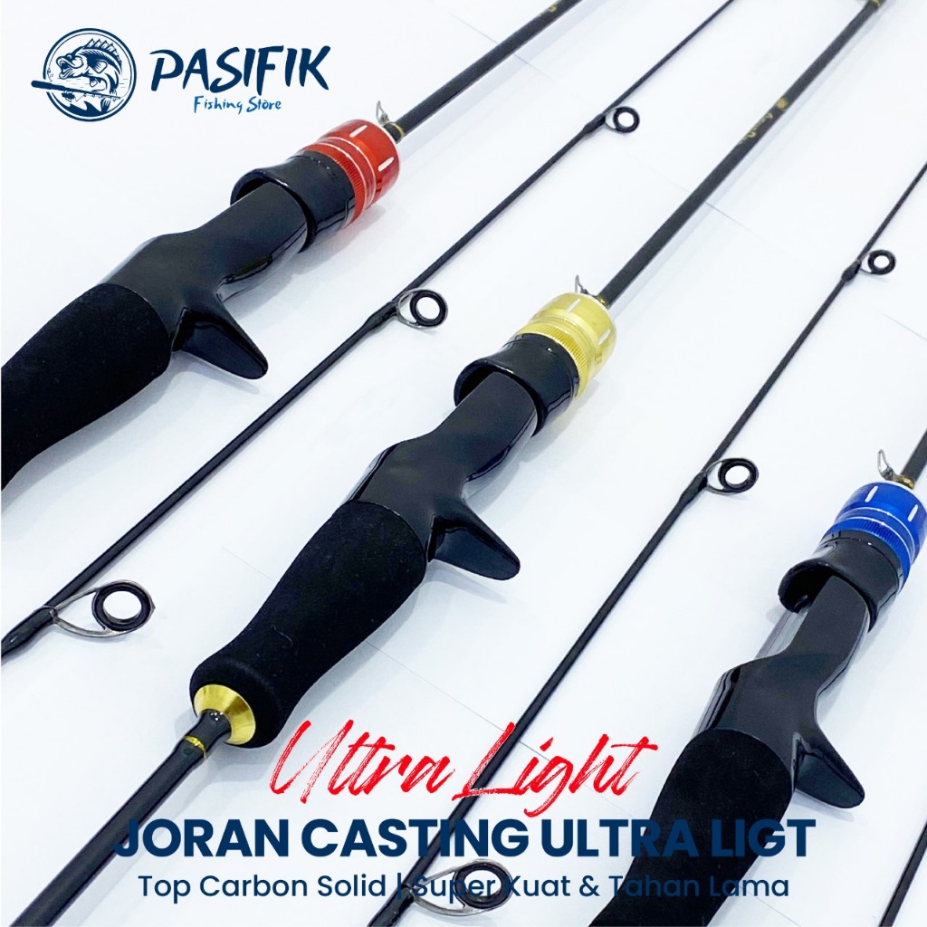 Jual Joran Pancing UL Level Dasar Ultra-light Spinning & Baitcasting Fishing Rod 1.50M, 1.65M 1 ...