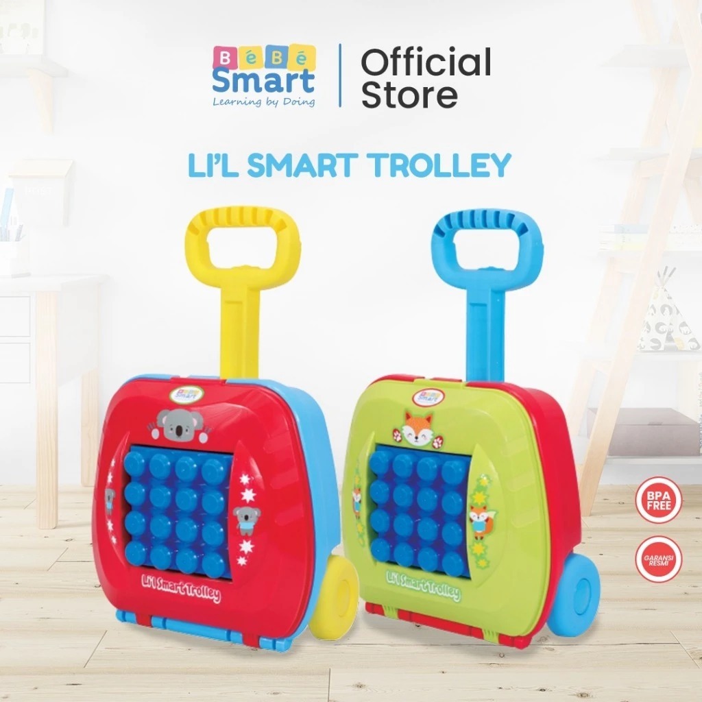 Jual BEBE SMART Lil Smart Trolley / Mainan Koper / Mainan Anak / Mainan ...