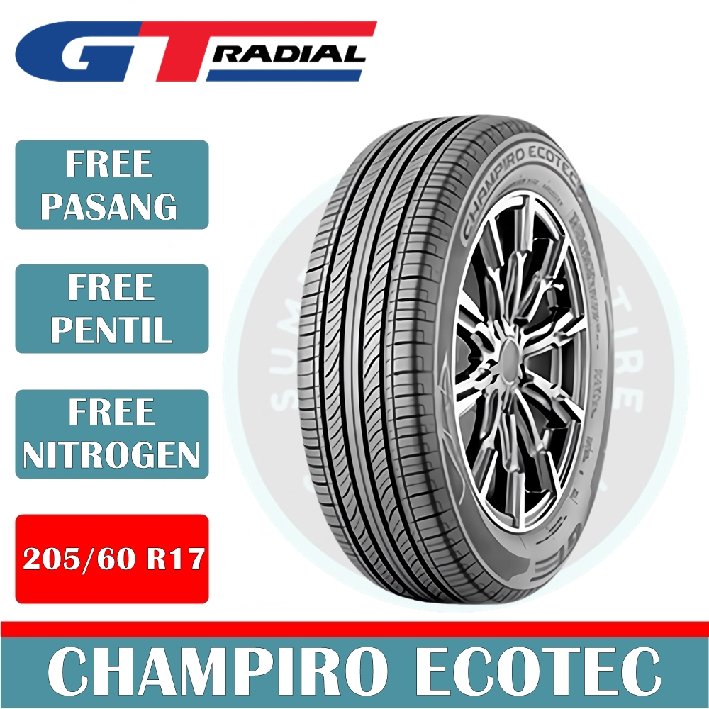 Jual Ban Mobil GT Radial CHAMPIRO ECOTEC 205/60 R17 | Shopee Indonesia