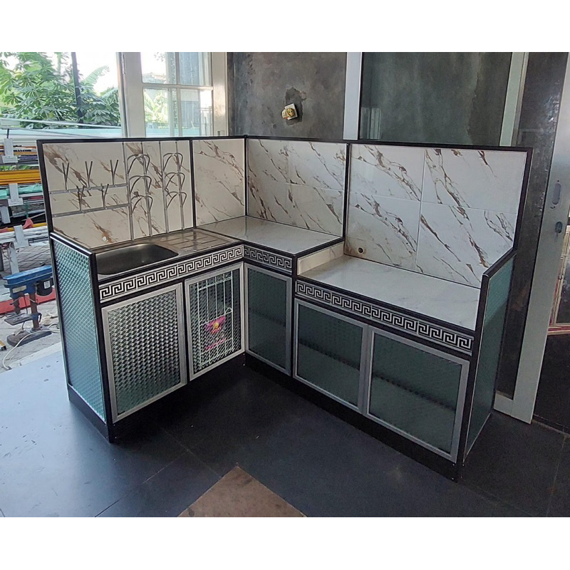 Jual Sbmsemarang - RAK WASTAFEL KOMPOR LETTER L PINTU 5 ( HANYA ...
