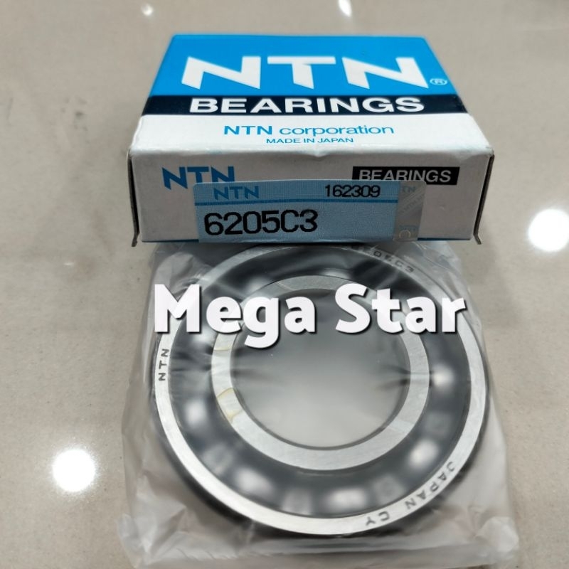 Jual BEARING 6205 C3 ( POLOS tanpa tutup ) NTN ASLI Japan | Shopee ...