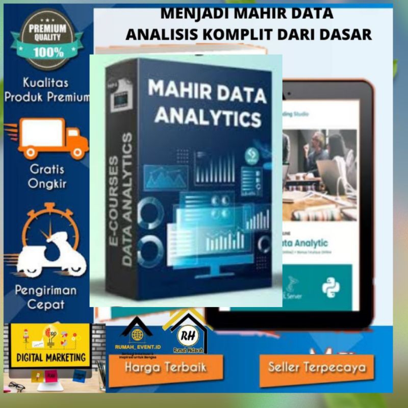 Jual Promo Murah Ecourse Mahir data analisis | Shopee Indonesia