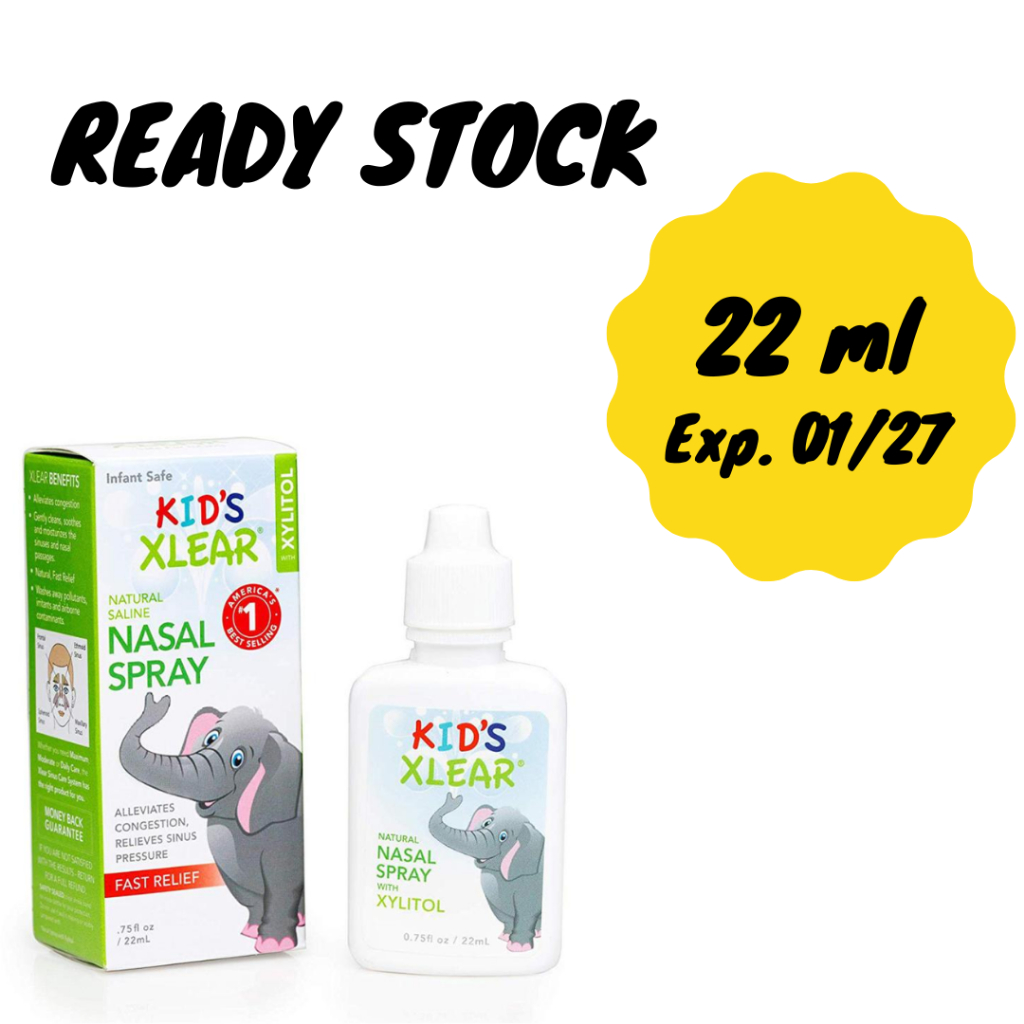 Jual Xlear Kids Saline Nasal Spray Sinus Wash 22 ml | Shopee Indonesia