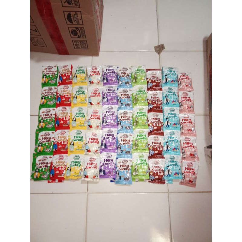 Jual Milky Candy Permen Mari Oppa berbagai varian rasa 1 renceng isi 10 ...