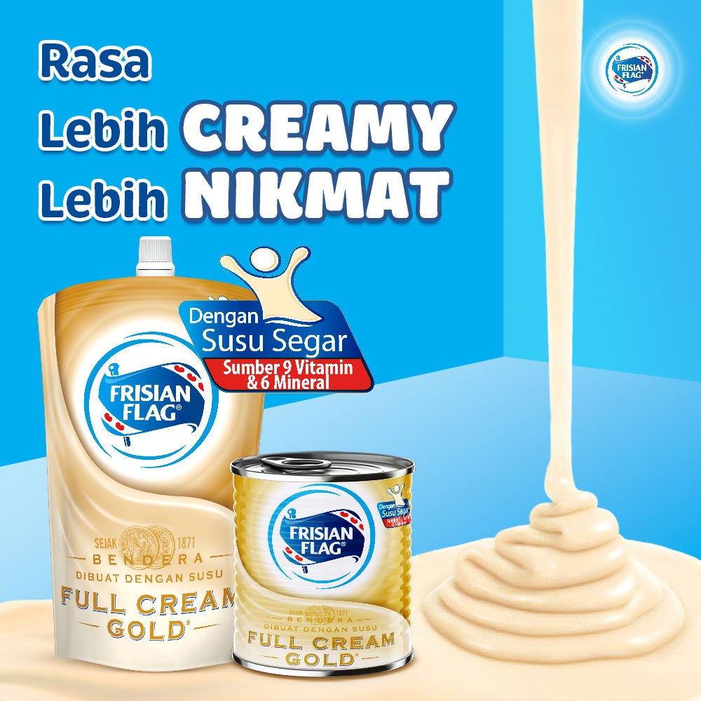 Jual Susu Frisian Flag GOLD - Susu Kental Manis - Full Cream - Tinggi ...
