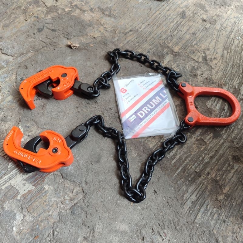 Jual chain Drum lifter 1 ton alat angkat/angkut drum 1000kg | Shopee ...