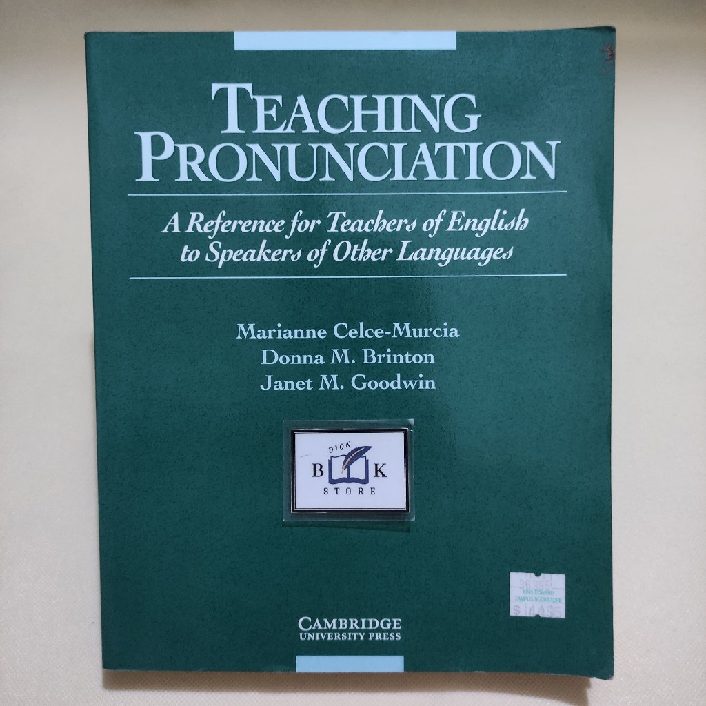 Jual (ORIGINAL) Buku Teaching Pronunciation A Reference for Teachers of English to Speakers of ...