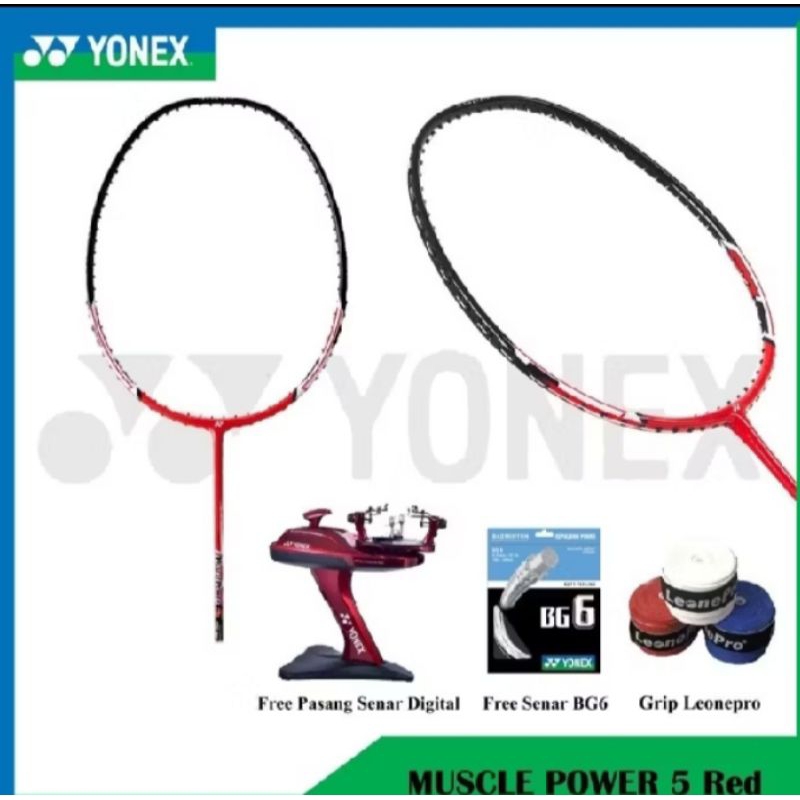 Jual YONEX MUSCLE POWER 5 ORIGINAL | Shopee Indonesia
